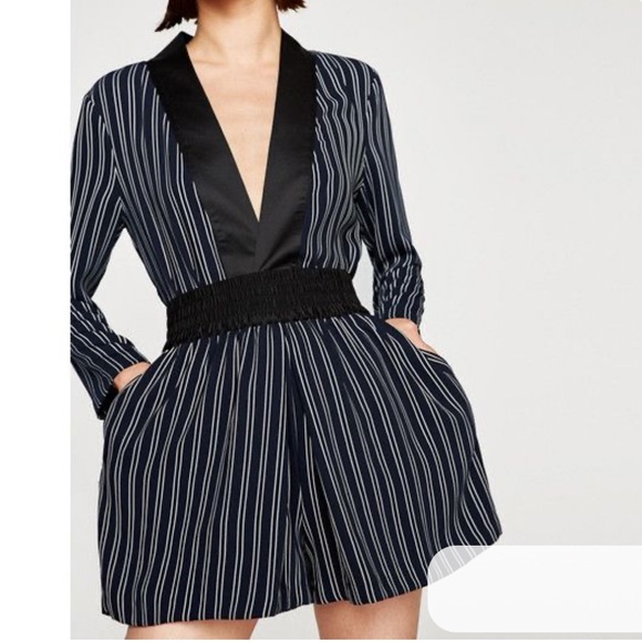 Zara | Shorts | Zara Striped Wrap Jacket And Shorts Set M | Poshmark